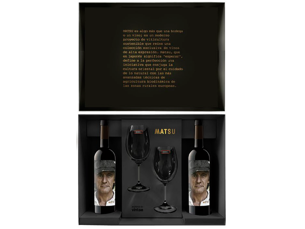 Estuche Matsu 2 Botellas El Recio + 2 Copas Riedel — Vinusdei